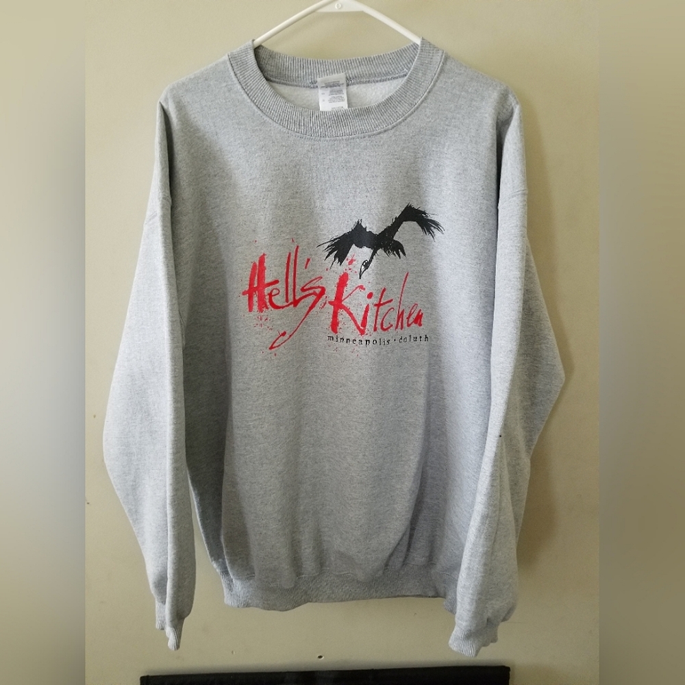 Euc Vintage Hell's Kitchen "Damn Good Food" Crewneck … - Gem